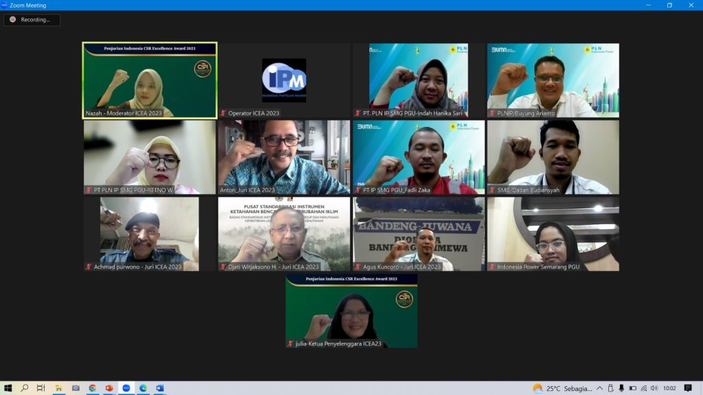 Ikuti Kegiatan Wawancara Penjurian ICEA 2023, PT Indonesia Power Semarang Sebutkan Program CSR ...